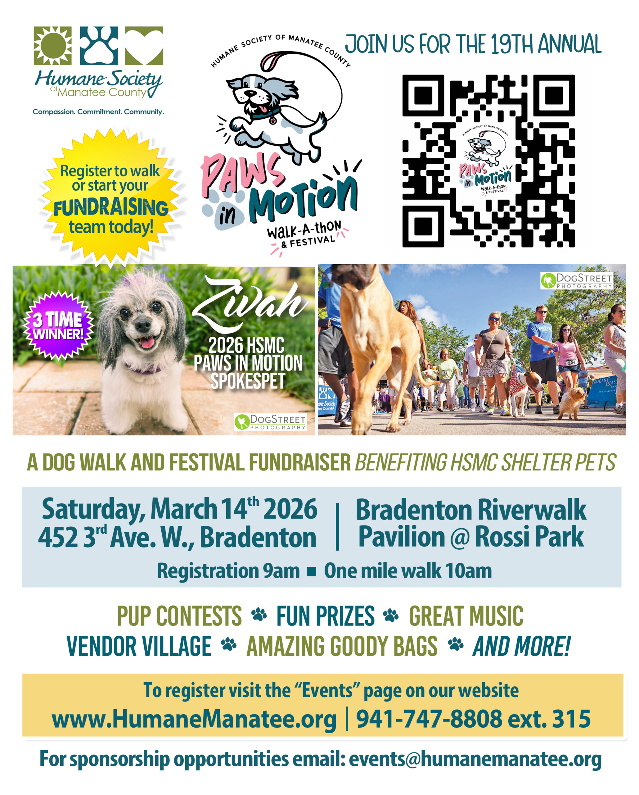 Paws in Motion Walk-a-thon Returns March 14, 2026, to Benefit Humane ...